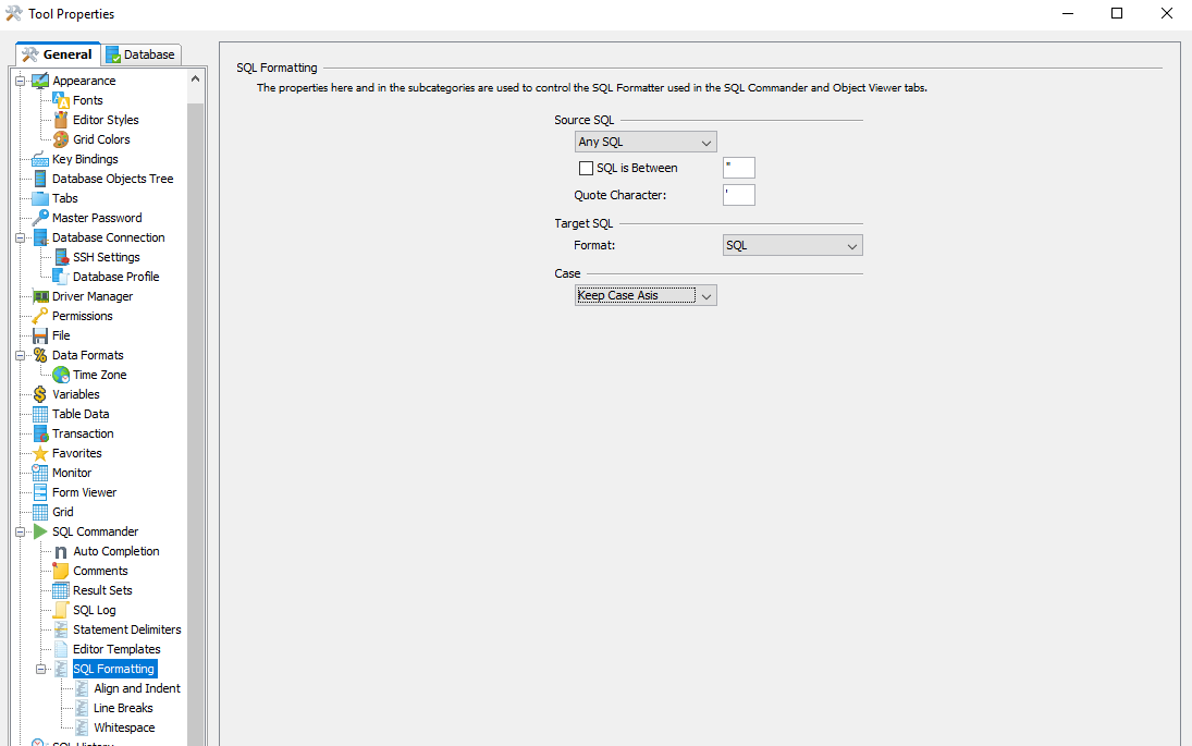 DBVisualizer: Best Practices when switching from EXAplus